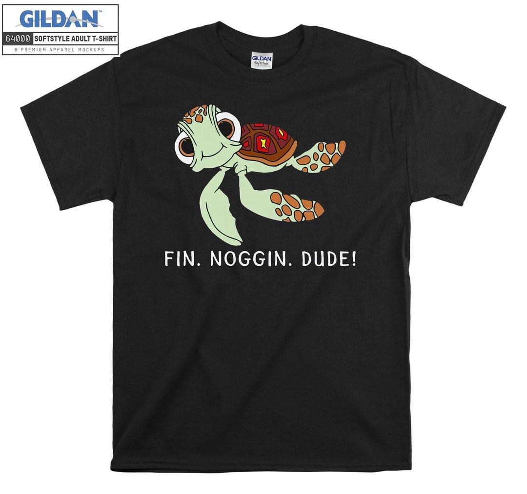 Finding Nemo Squirt Sea Turtle Fin Noggin Dude Comfort Colors T-shirts ...