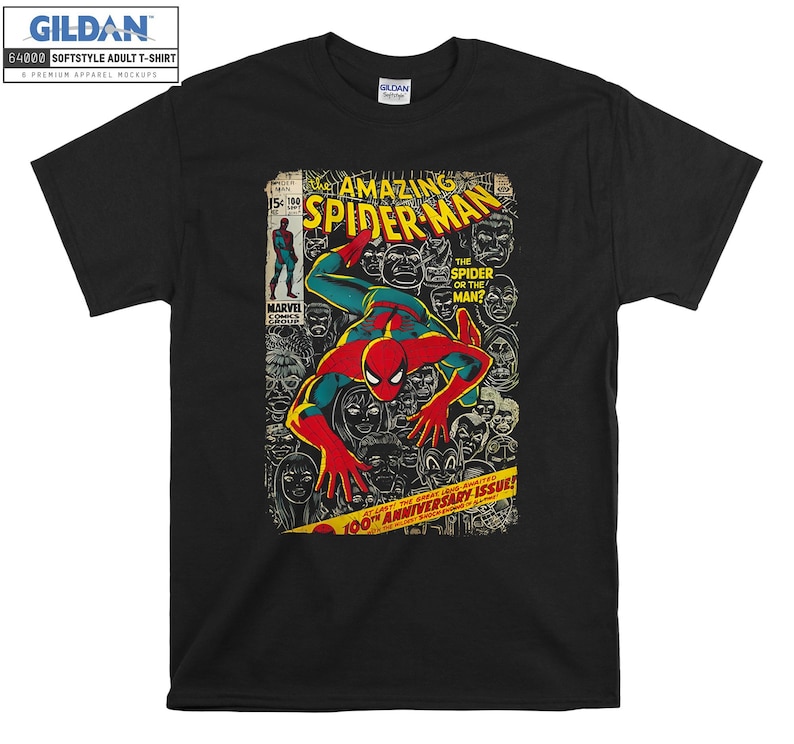 Marvel Spider-man Comic Book T-shirt Hoody Kids Child Tote Bag Tshirt S ...