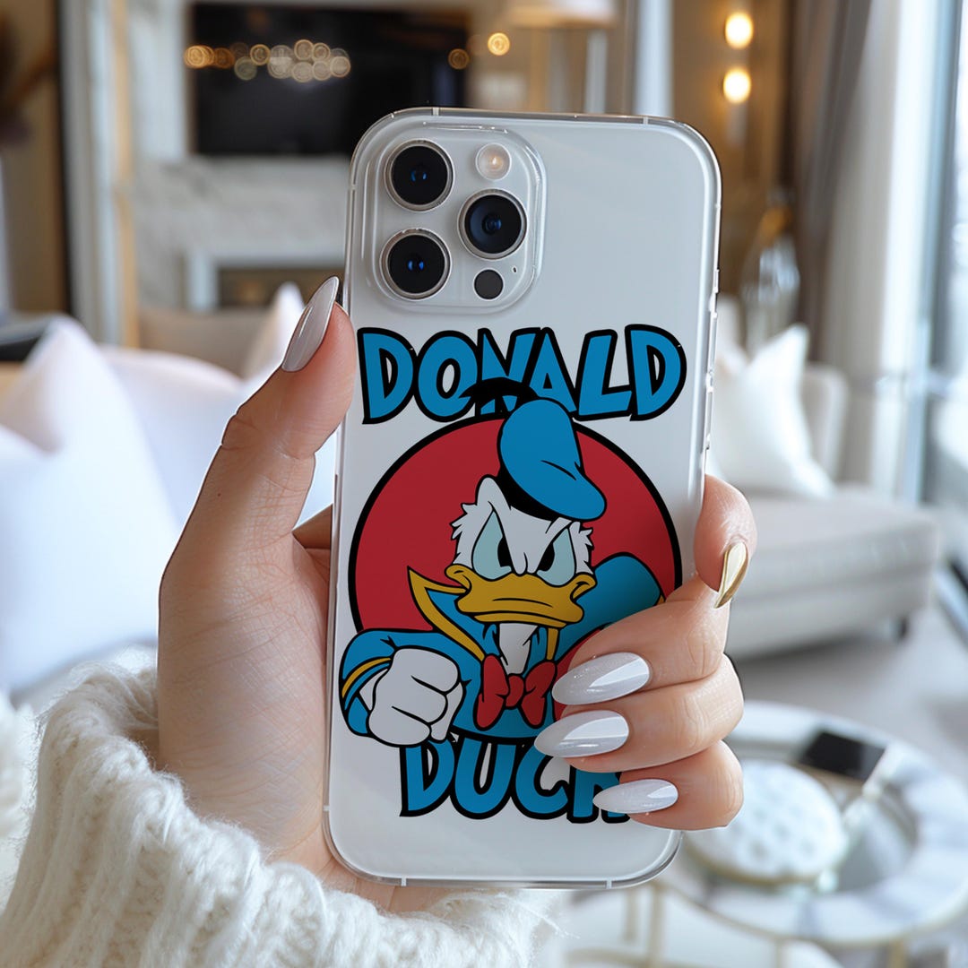Disney Angry Famous Character Figure Donald Duck Phone Case 3930 - Etsy