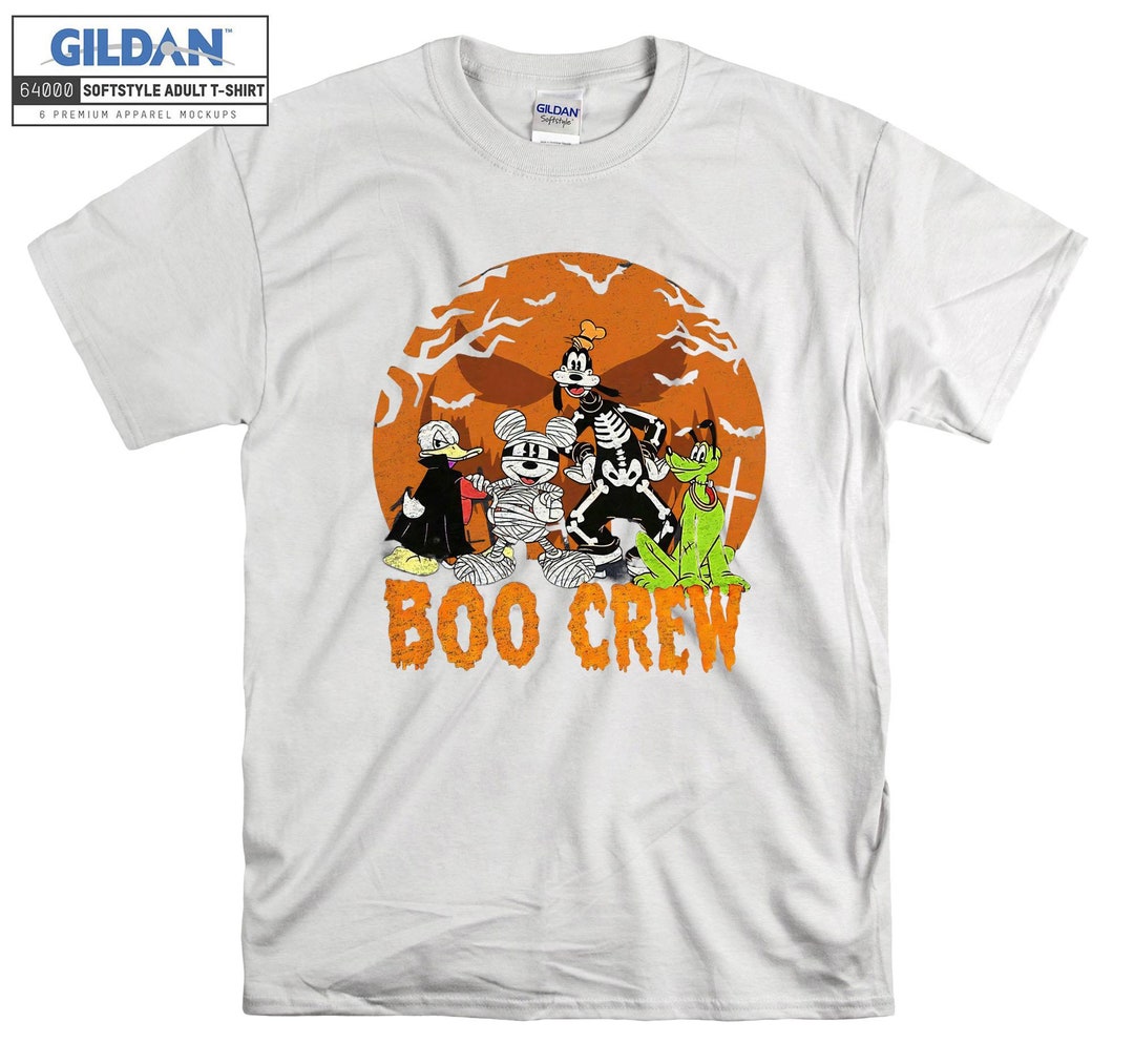 Mickey and Friends Boo CREW T-shirt Hoodie Kids Child Tote Bag Tshirt S ...