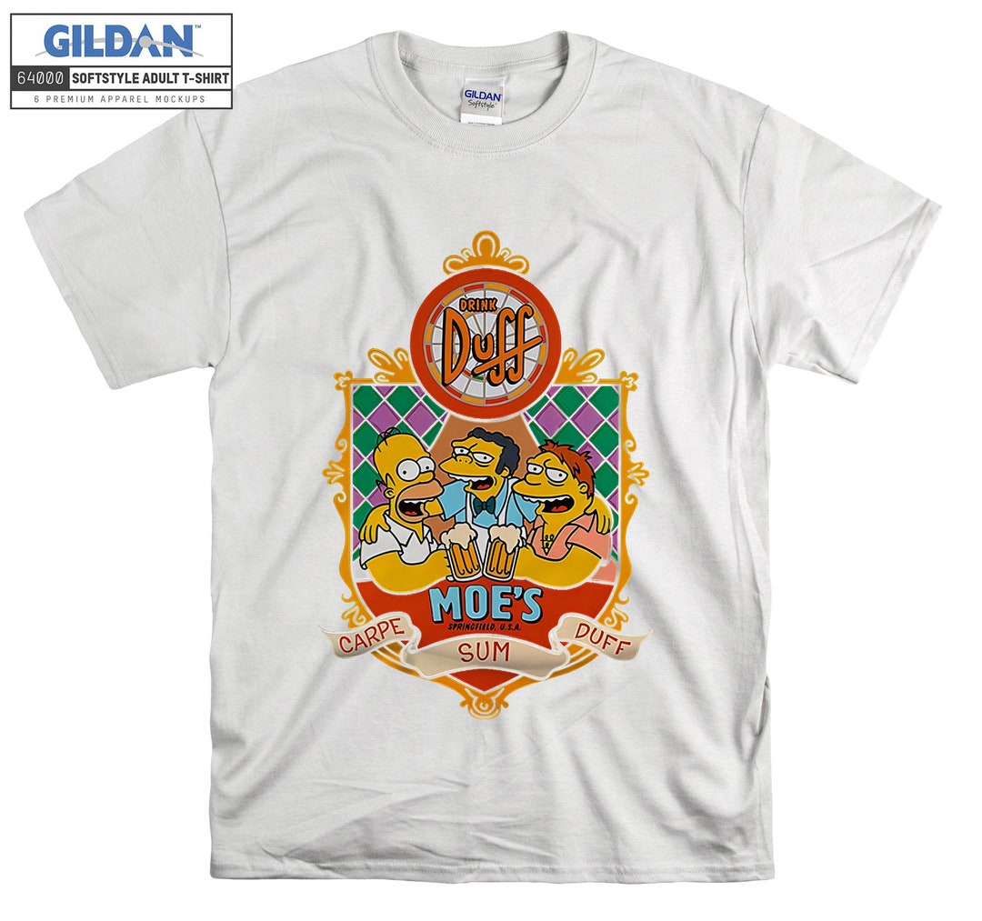 Drink Duff Beer Moe's Tavern Bar the Simpsons T Shirt Hoodie Hoody T ...