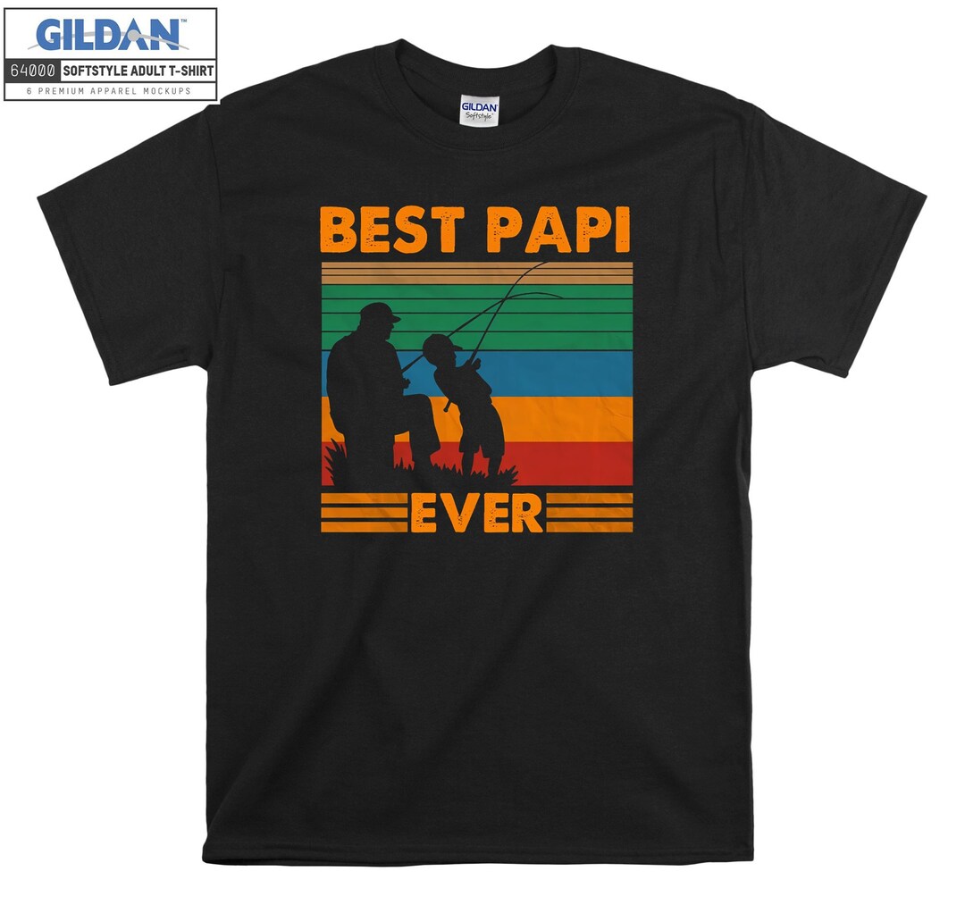 Best Papi Ever Vintage Father's Day T-shirt Hoody Kids Child Tote Bag ...