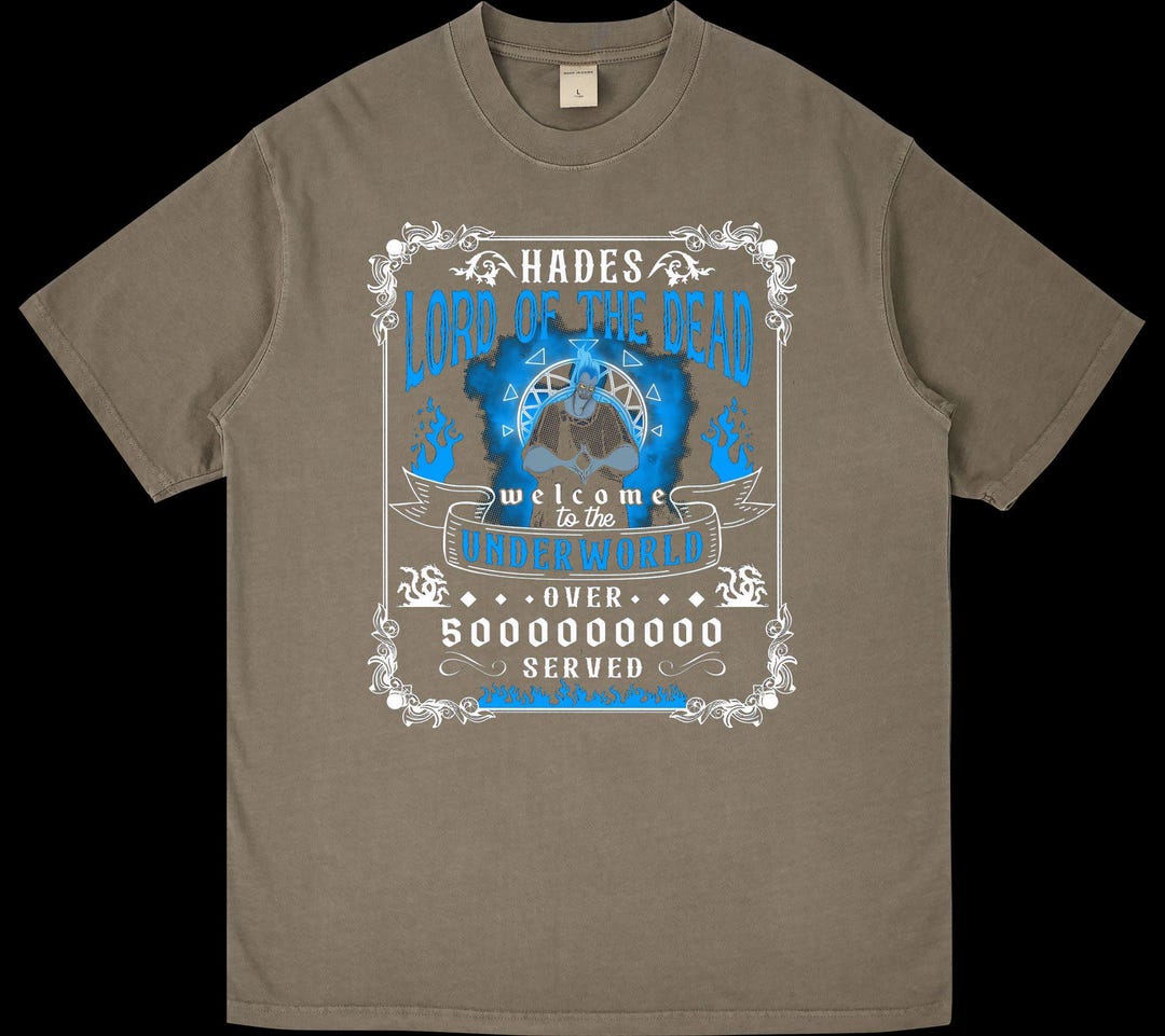 Hercules Hades Lord of the Dead Hercules Villains Premium Heavyweight T ...
