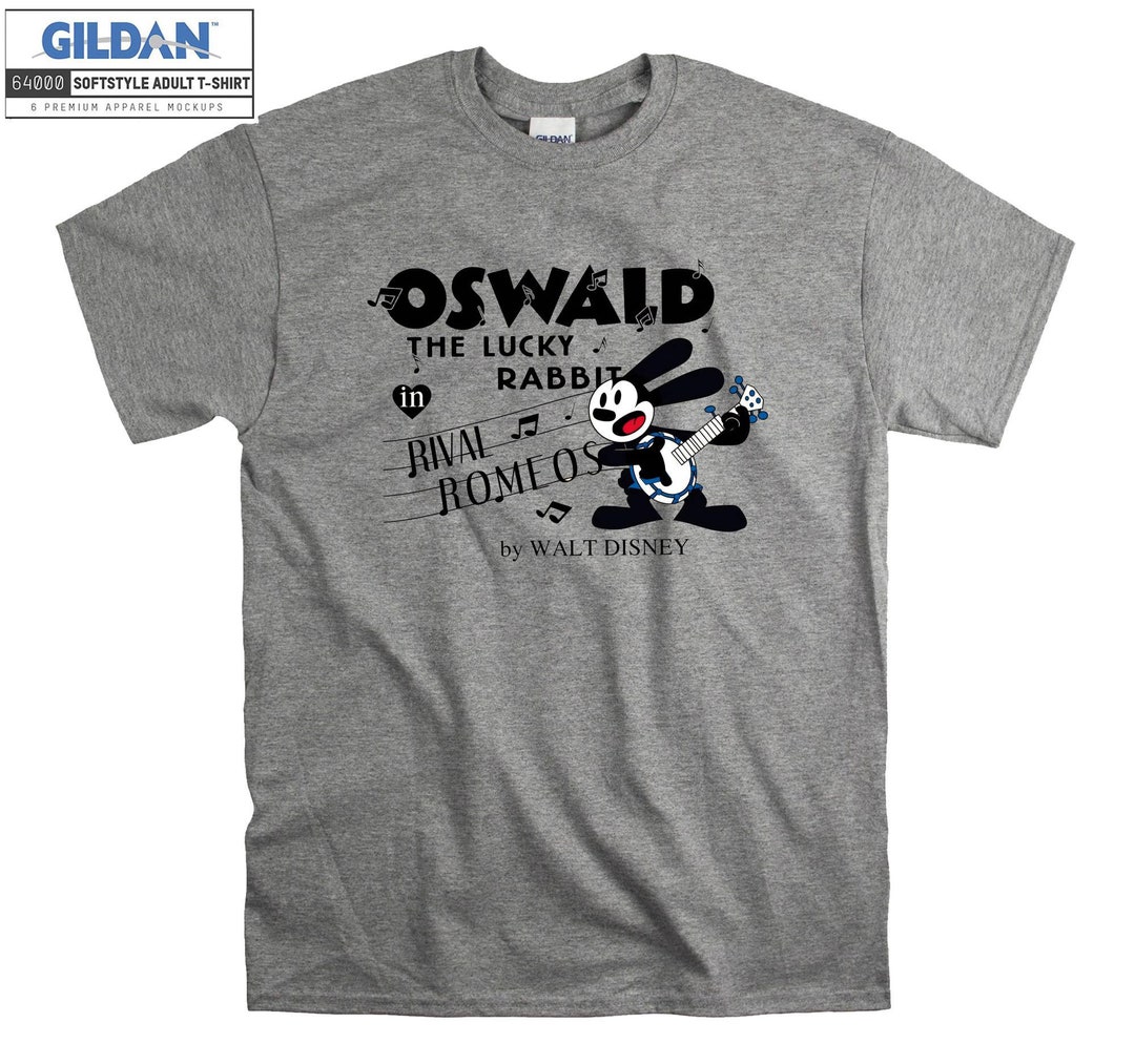 Oswald the Lucky Rabbit T-shirt Hoodie Kids Child Tote Bag Tshirt S-M-L ...