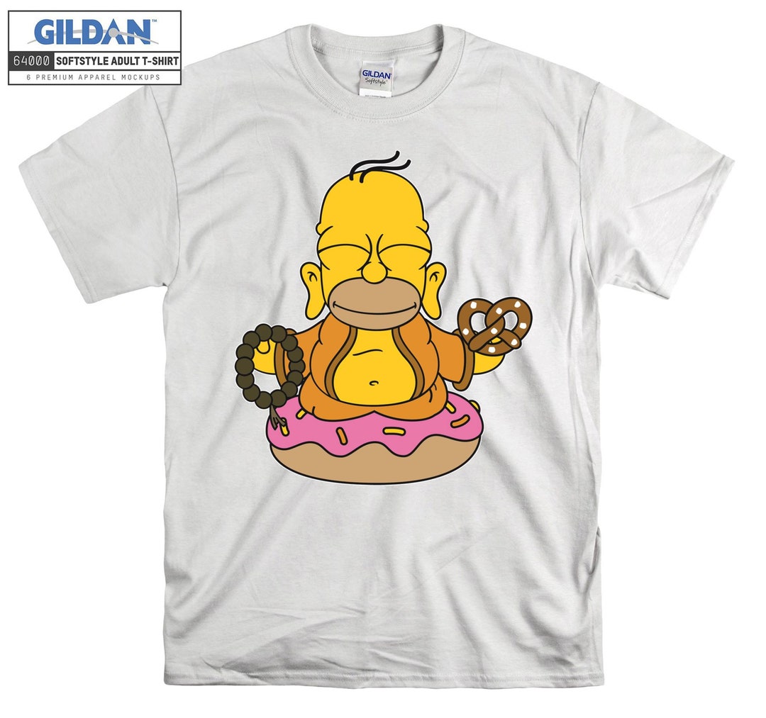 The Simpsons Homer Bart Simpson Angry T Shirt Art Cartoon T-shirt ...