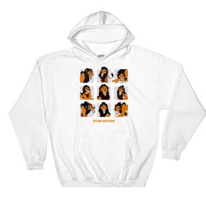 Disney the Lion King Scar Moods Poster Emotions of Hoodie Sweat ...