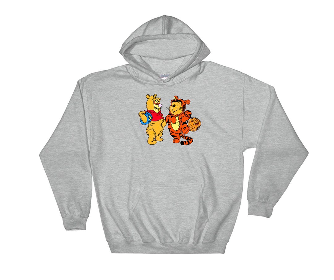 Disney Pooh Friends Tigger Piglet Eeyore Costume Trick Hoodie Sweat ...