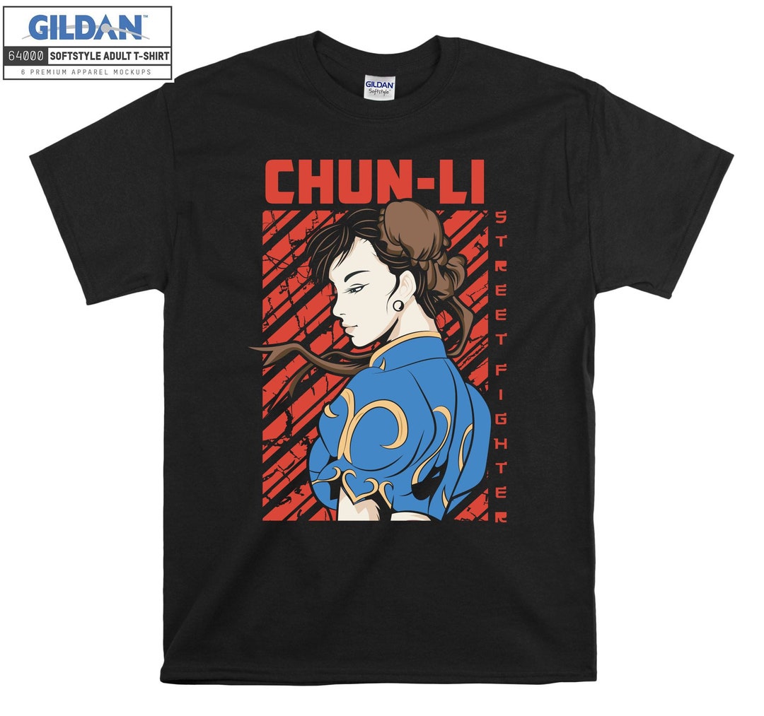 Street Fighter Chun Li T-shirt Hoodie Kids Child Tote Bag Tshirt S-M-L ...