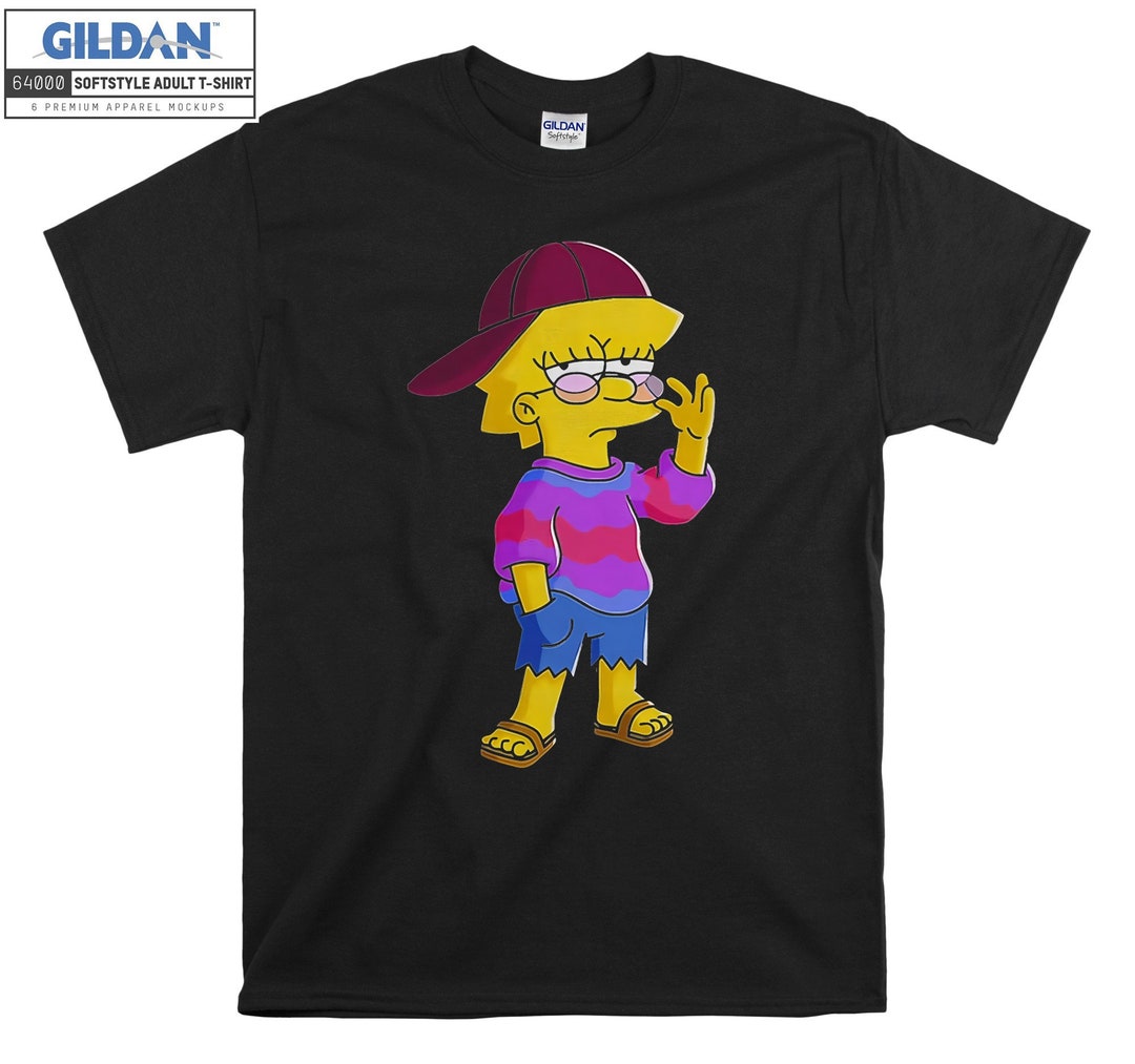 Lisa Simpson Cute Pose the Simpsons T-shirt Hoody Kids Child Tote Bag ...