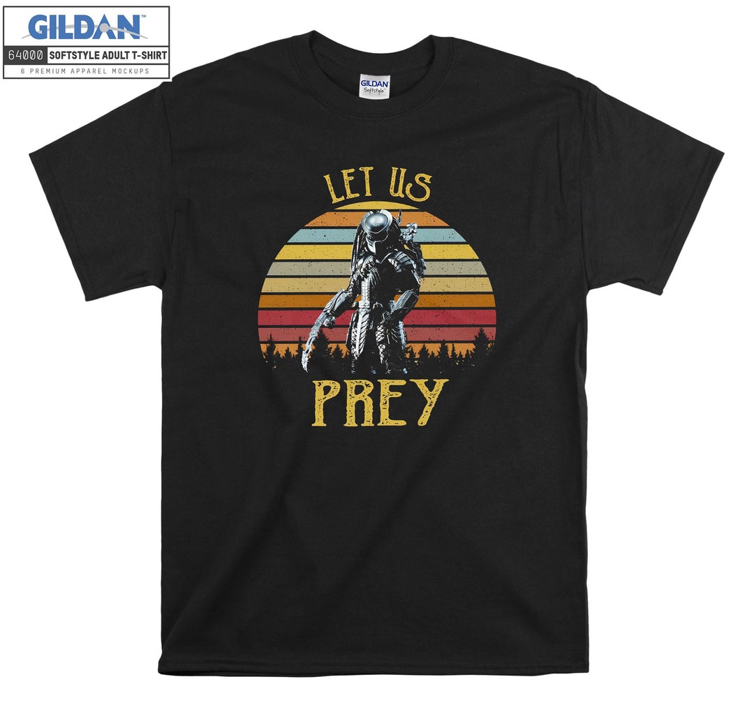 Let Us Prey Vintage Retro 80S 90S Predator T Shirt Hoodie Hoody T-shirt ...
