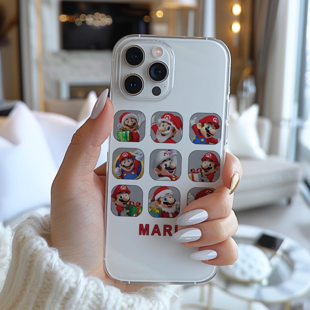 Mario Video Games Famous Character Poster Moods Phone Case 7409 - Etsy