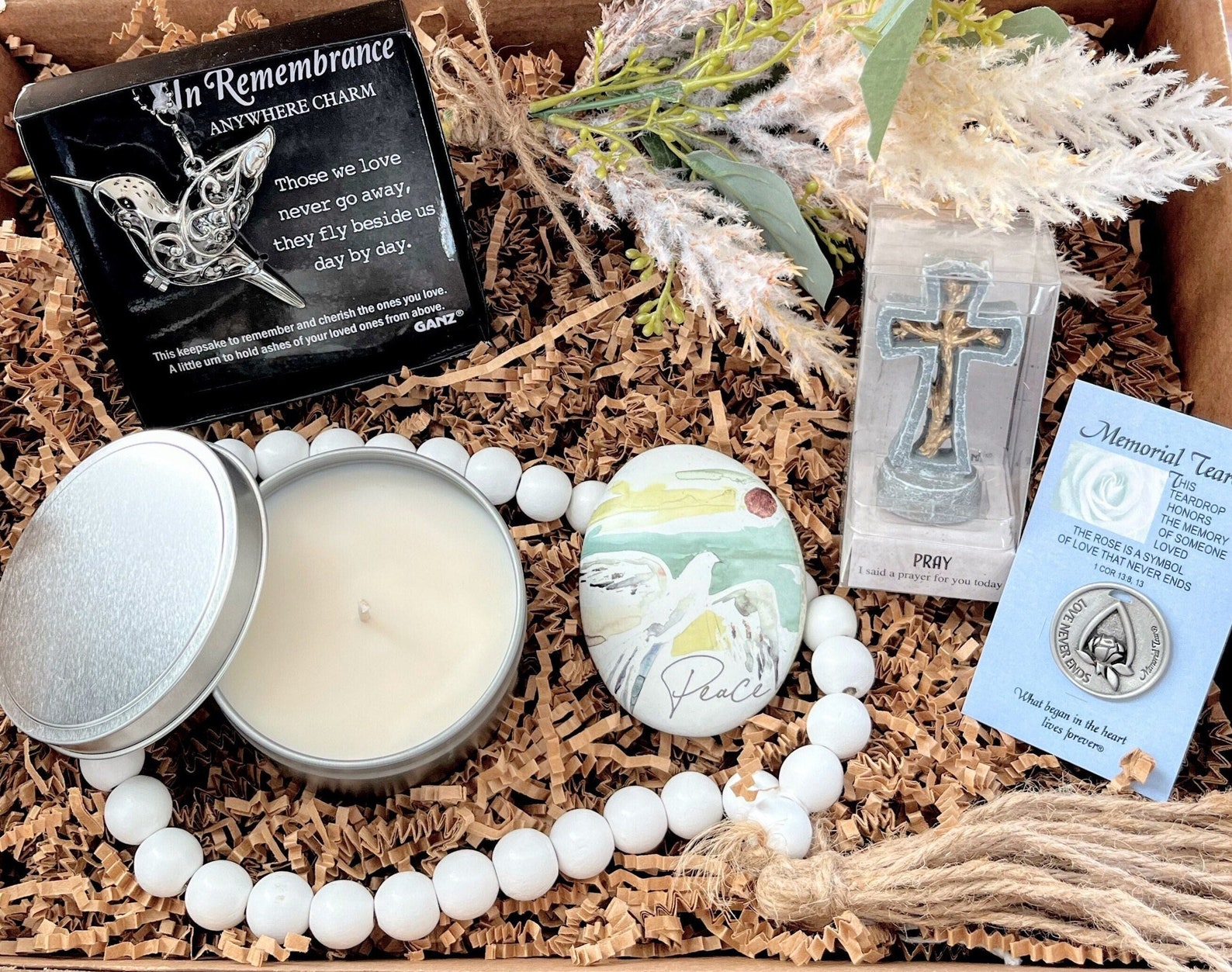 Condolence Gift Basket for Condolences Gift Basket for Remembrance Gift ...