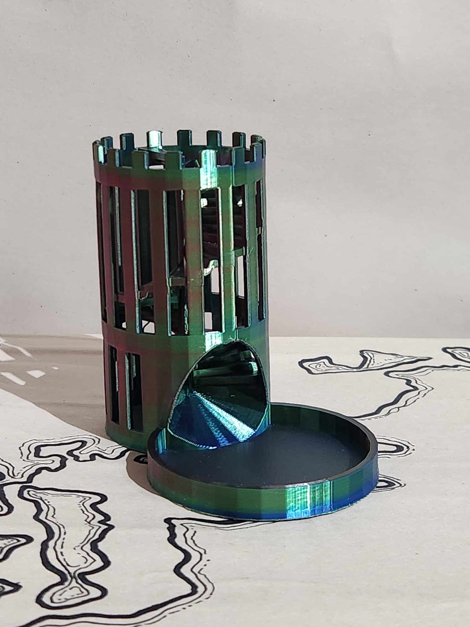 Mini Dice Tower - Etsy