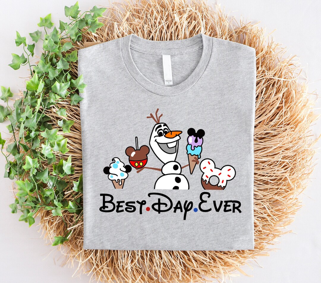 Disney Olaf Best Day Ever Snacks Shirt, Disney Frozen Sweatshirt ...