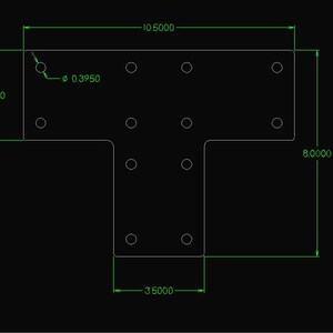 T Bracket for Post and Beam. Custom Bracket to Support Wooden Beam ...