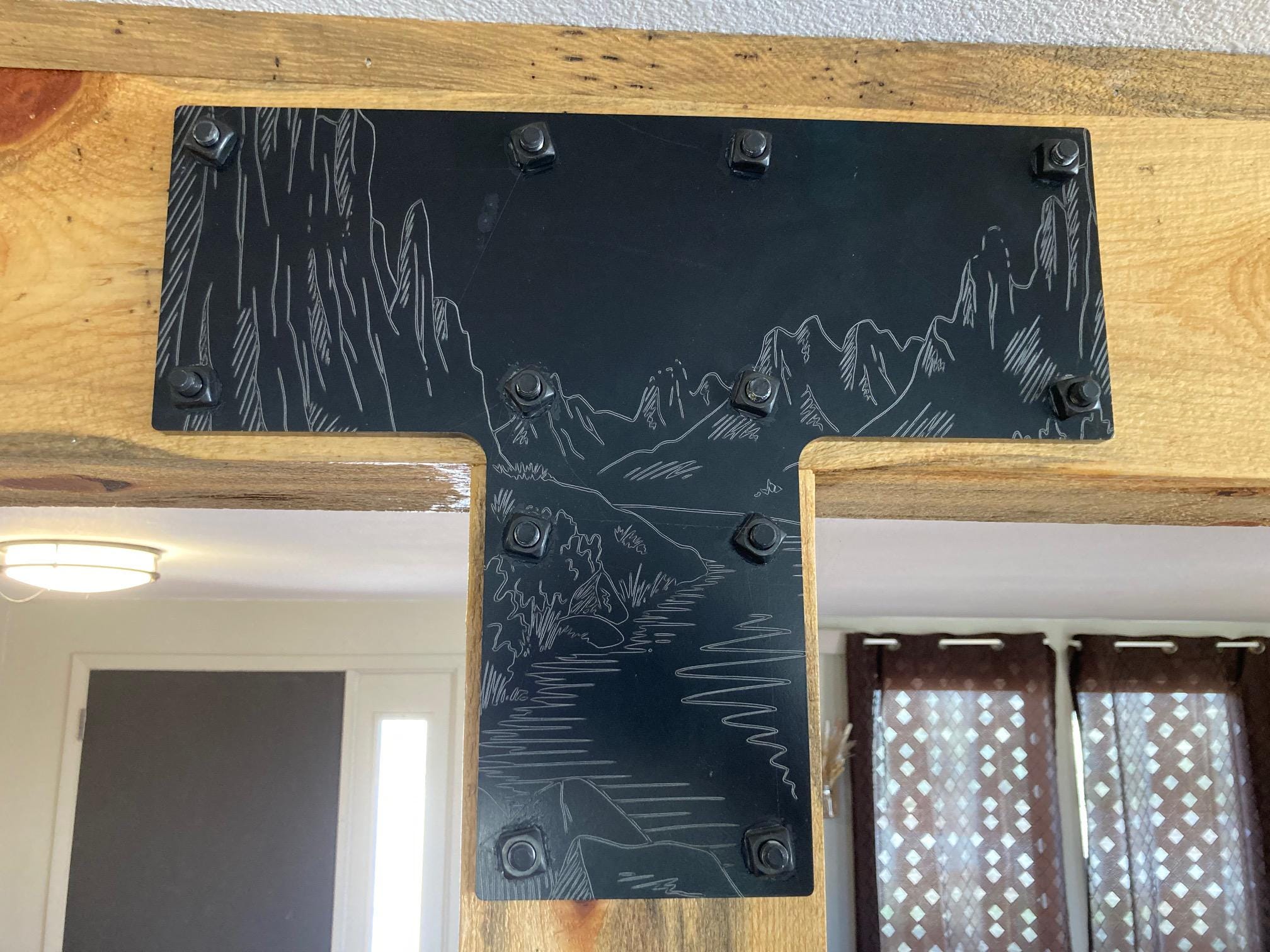 T Bracket for Post and Beam. Custom Bracket to Support Wooden Beam ...