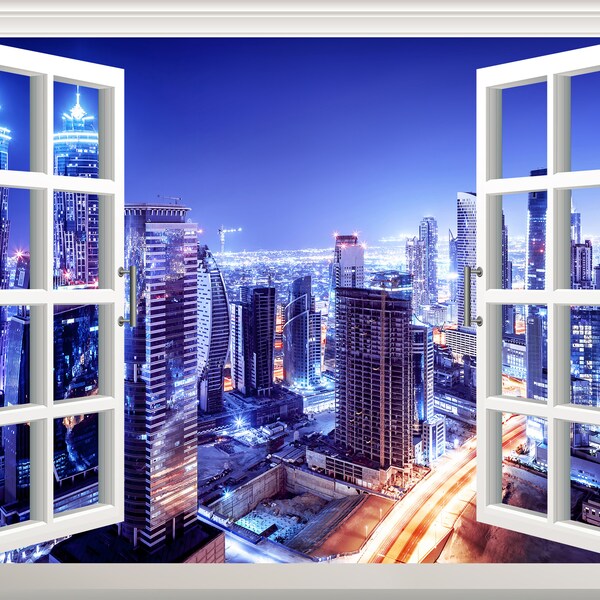 Dubai City Wallpaper - Etsy