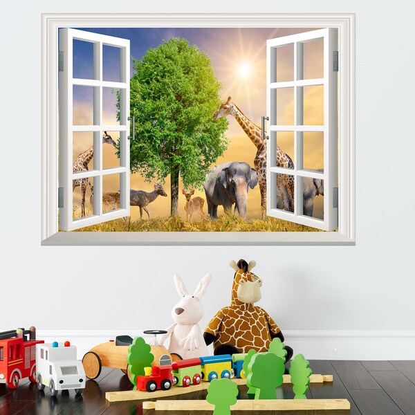 Jungle Theme Wall Mural - Etsy