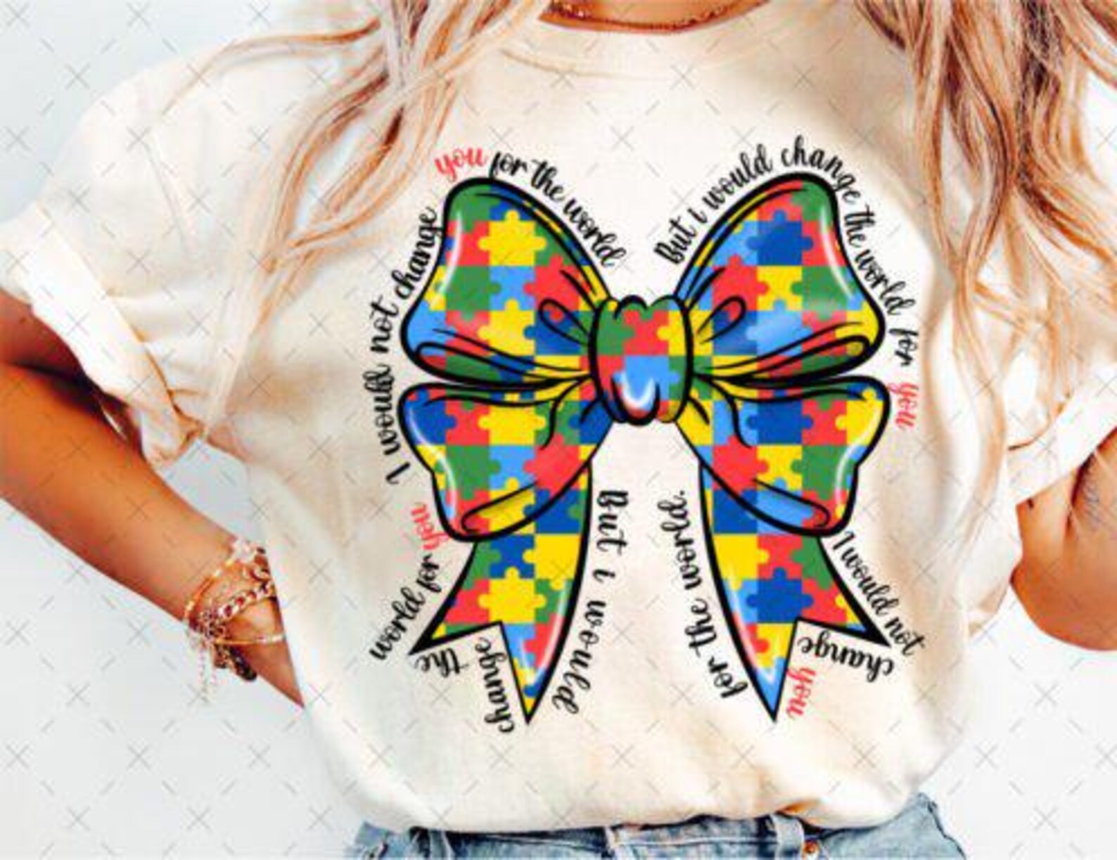 Autism PNG Autism Bow Autism Month - Etsy
