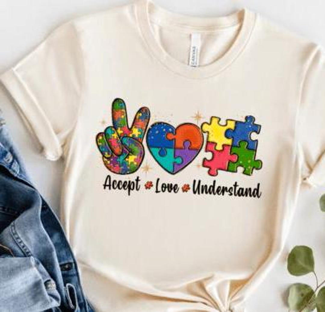 Accept Love Understand Autism PNG - Etsy