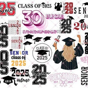 Senior Graduation Class of 2025 Bundle - Etsy