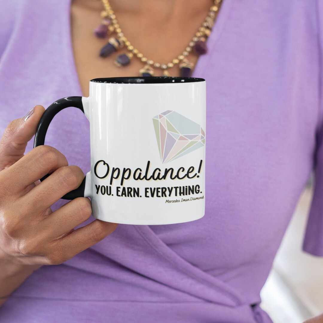 Rupaul's Drag Race Ceramic Coffee Mug, RPDR, Mercedes Iman Diamond ...