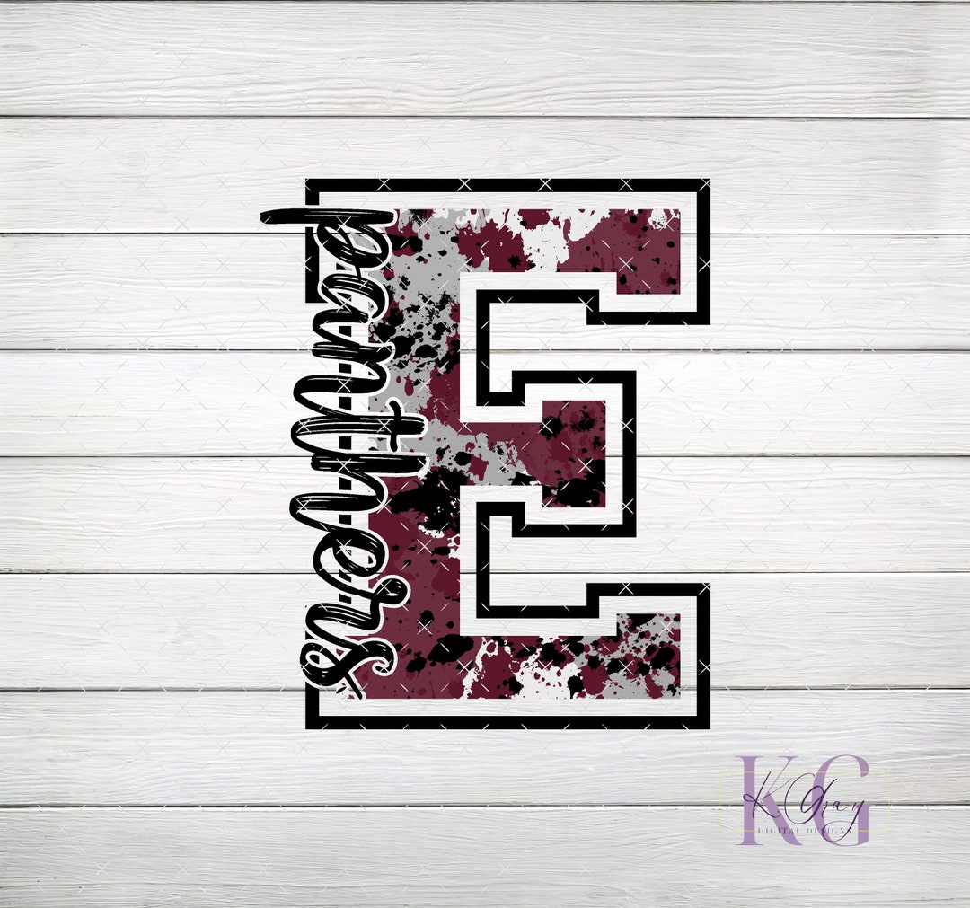E Panthers Maroon Paint Splatter PNG, Digital File, Instant Download - Etsy
