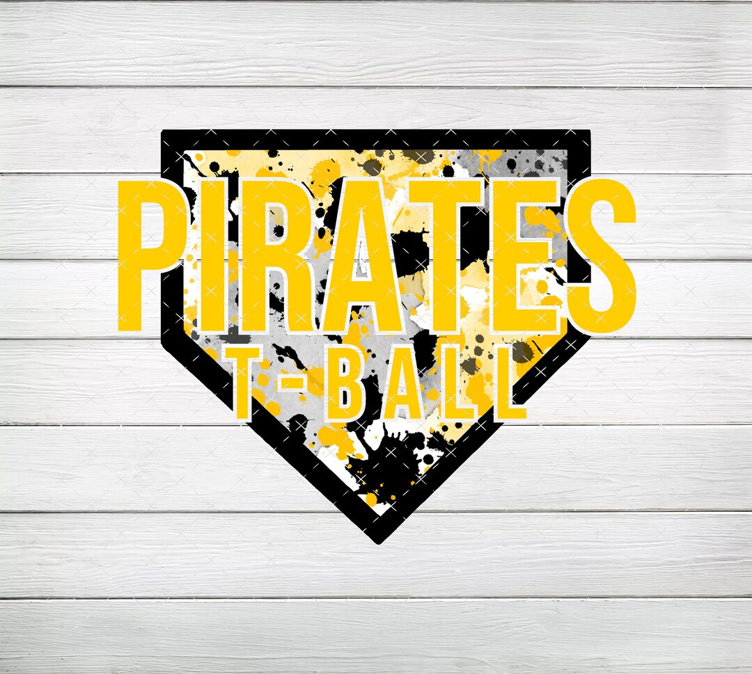 Pirates T-ball Home Plate Splatter PNG, Digital File, Instant Download ...