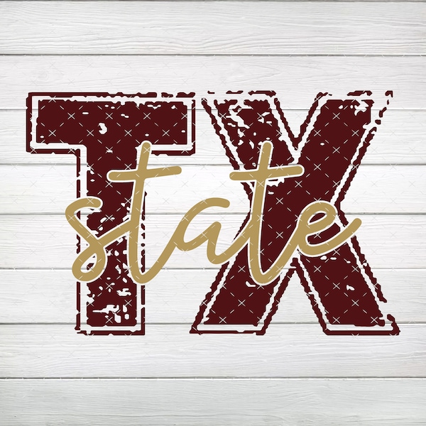 Texas State - Etsy