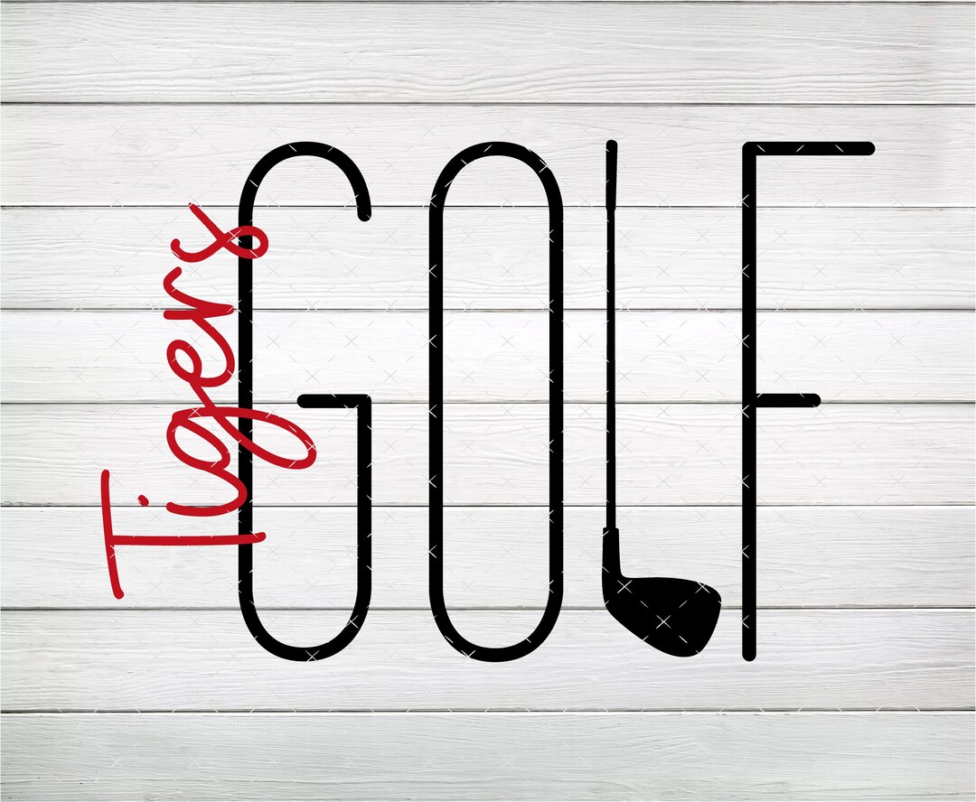 Tigers Golf PNG, Digital Download - Etsy