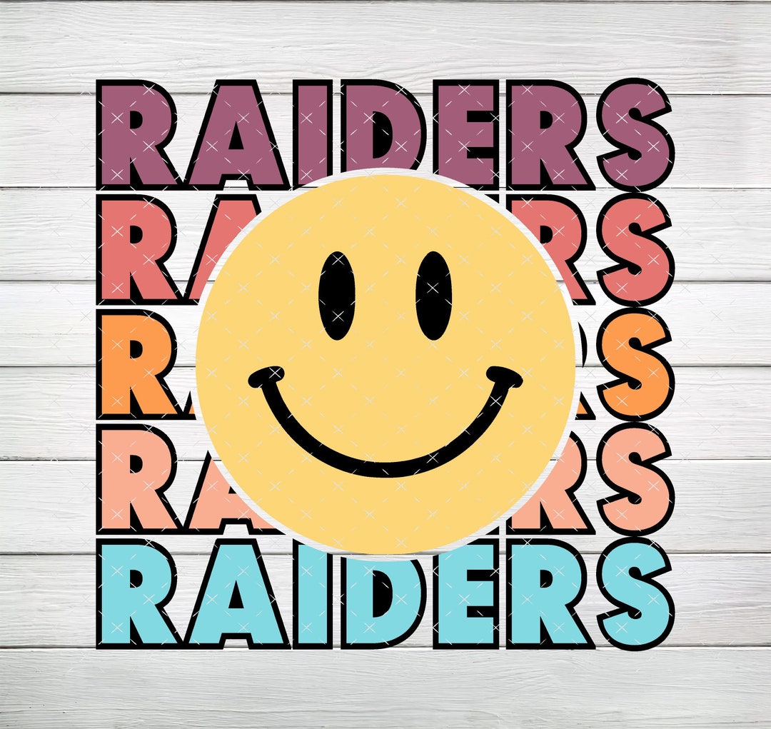 Smiley Face Retro Raiders PNG, Digital File, Instant Download - Etsy