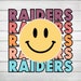 Smiley Face Retro Raiders PNG, Digital File, Instant Download - Etsy
