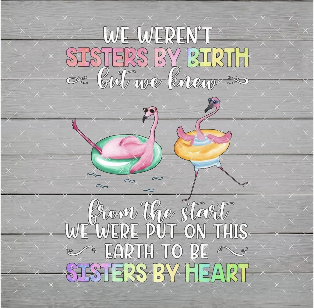 Kendal Sisters by Heart PNG Digital File Instant Download - Etsy