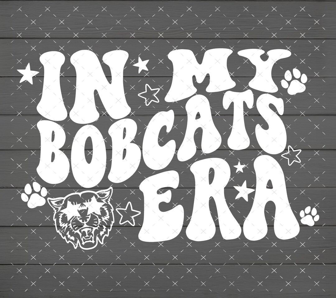 In My Bobcats Era White PNG - Etsy