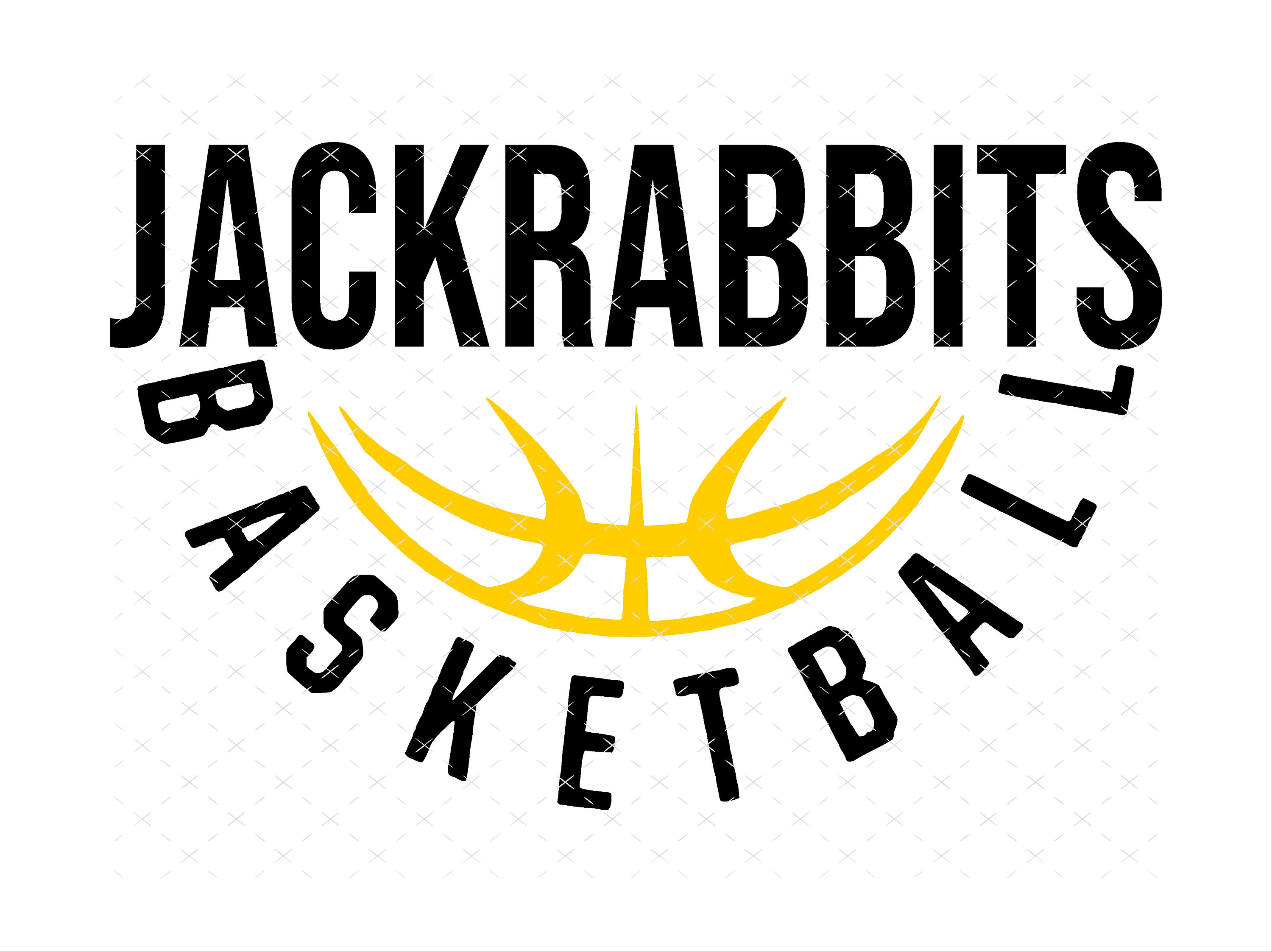 Jackrabbits Basketball PNG Spirit PNG Black and Yellow Png - Etsy