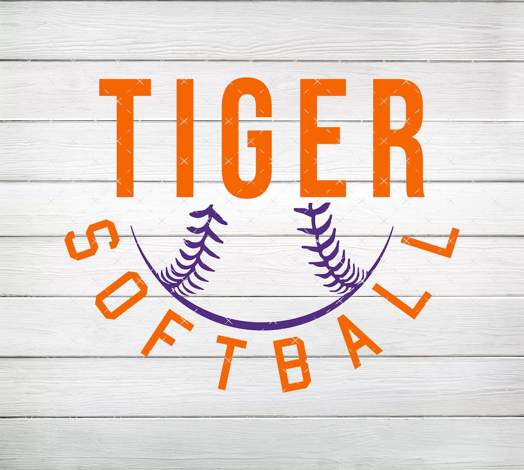 Tiger Softball SVG & PNG, Instant Download, Sublimation File - Etsy