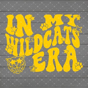 In My Wildcats Era Yellow Gold PNG - Etsy
