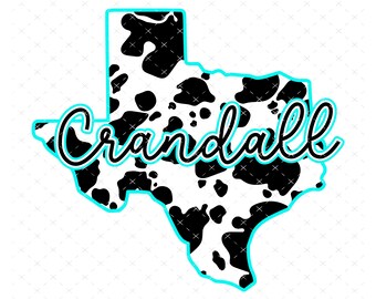Cow Print Texas Design PNG Digital File Instant Download - Etsy