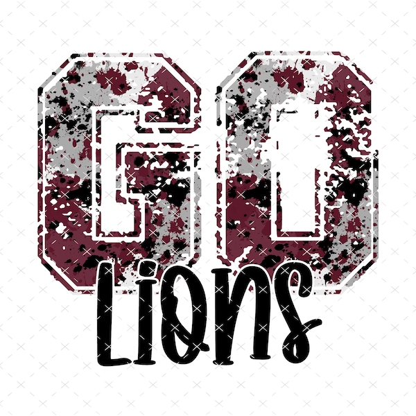 Lions Maroon Png - Etsy