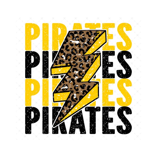Pirates Lightning Bolt Png - Etsy