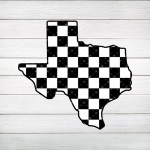 Checkered Print Texas Design, PNG, Digital File, Instant Download - Etsy