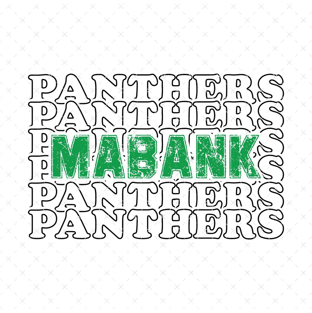 Mabank Panthers PNG: TX Spirit Design (digital File) - Etsy