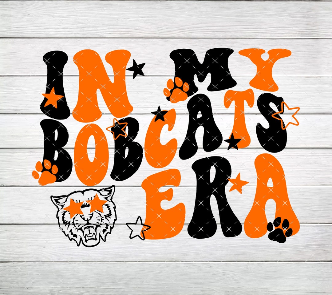 In My Bobcats Era Orange & Black PNG - Etsy