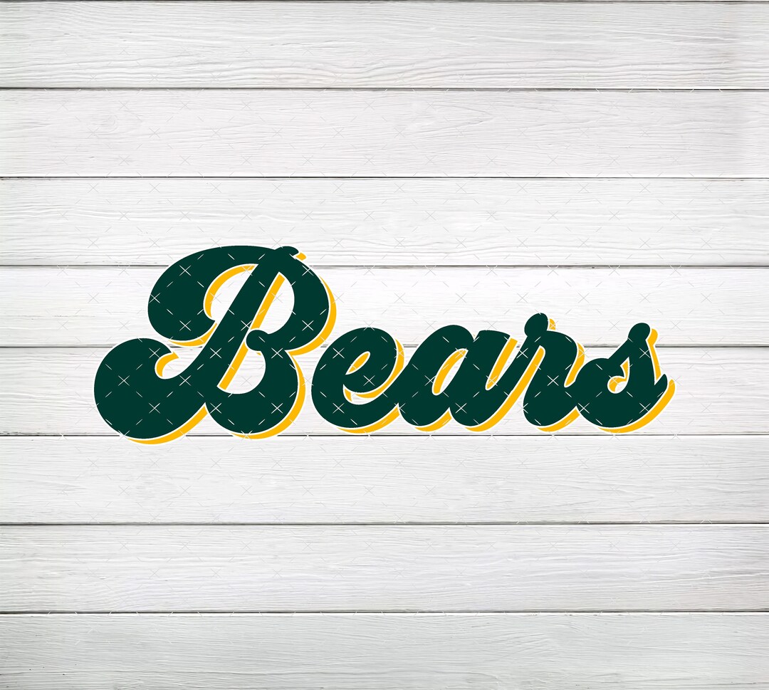 Bears Script PNG, Digital File, Instant Download - Etsy