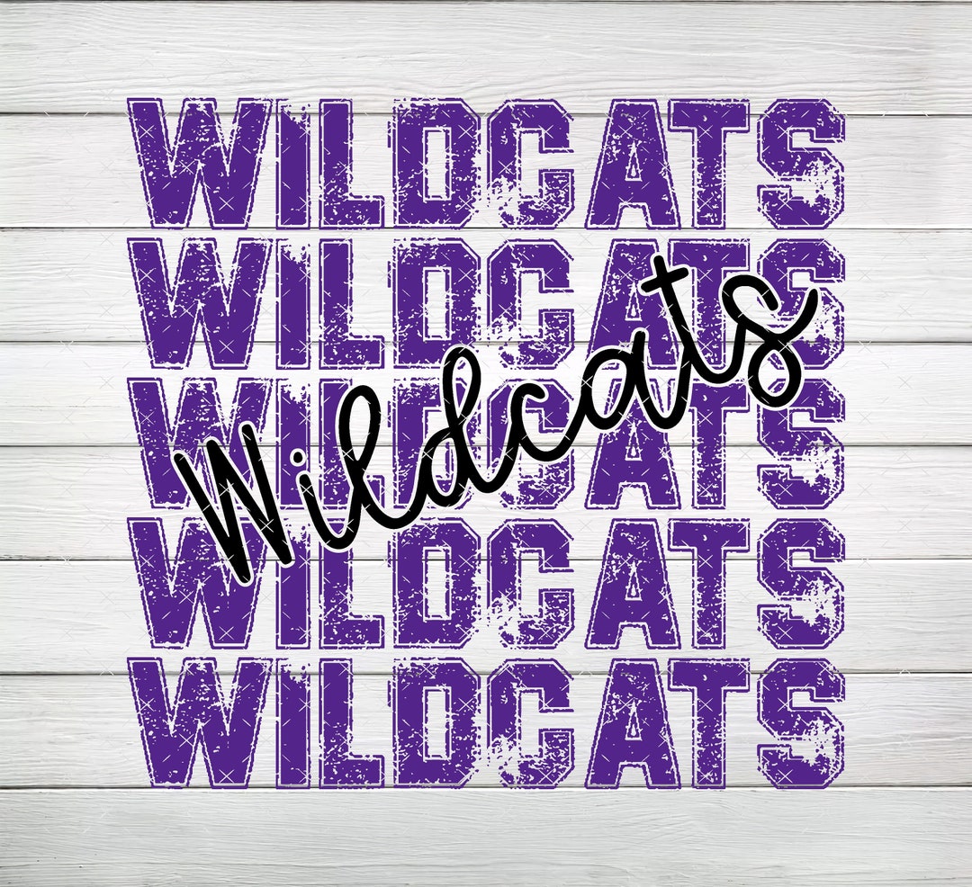Wildcats Purple PNG Digital File Instant Download - Etsy