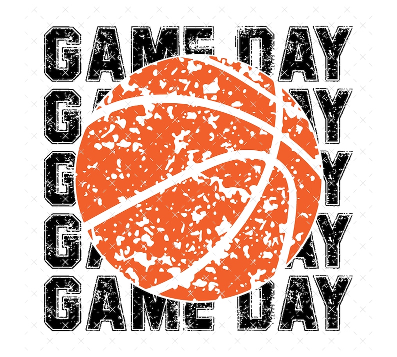 Game Day Basketball PNG Digital File Instant Download - Etsy