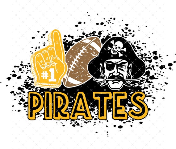 Football 1 Fan Pirates PNG Digital File Instant Download - Etsy