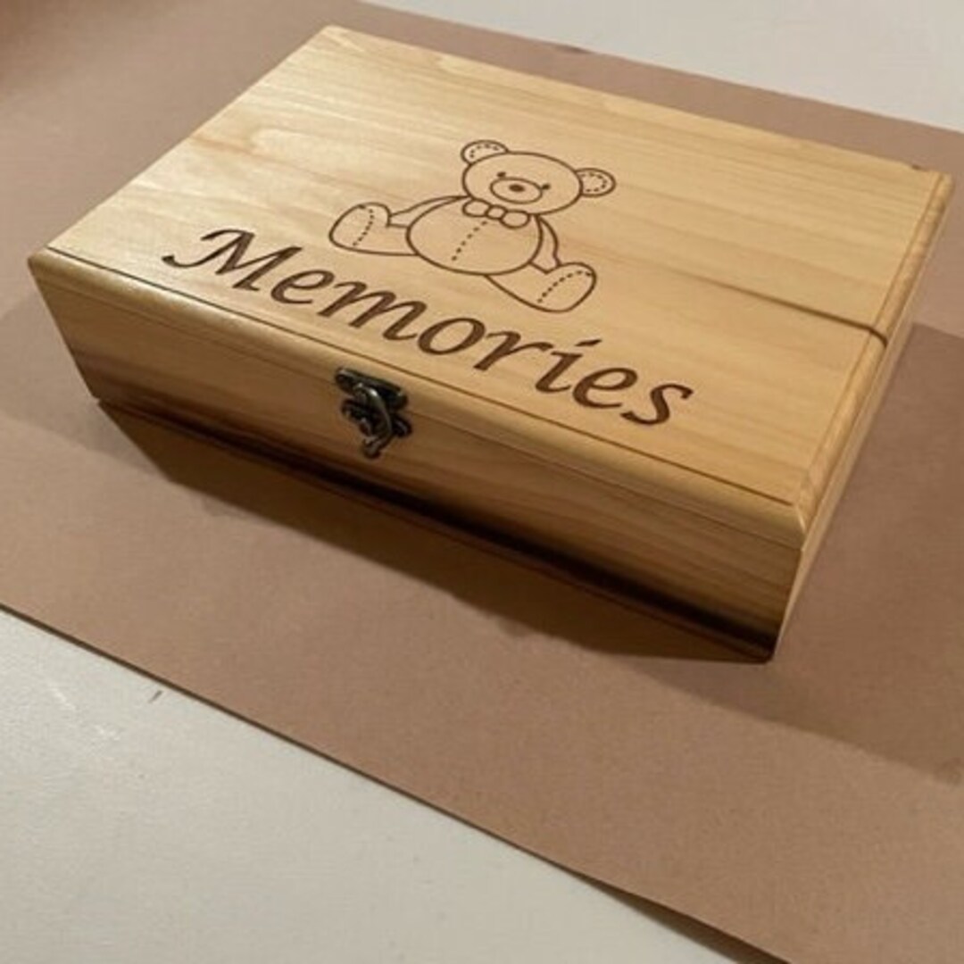 Keepsake Box, Memory Box, X Large Men's Valet, Unisex Jewelry Box ...