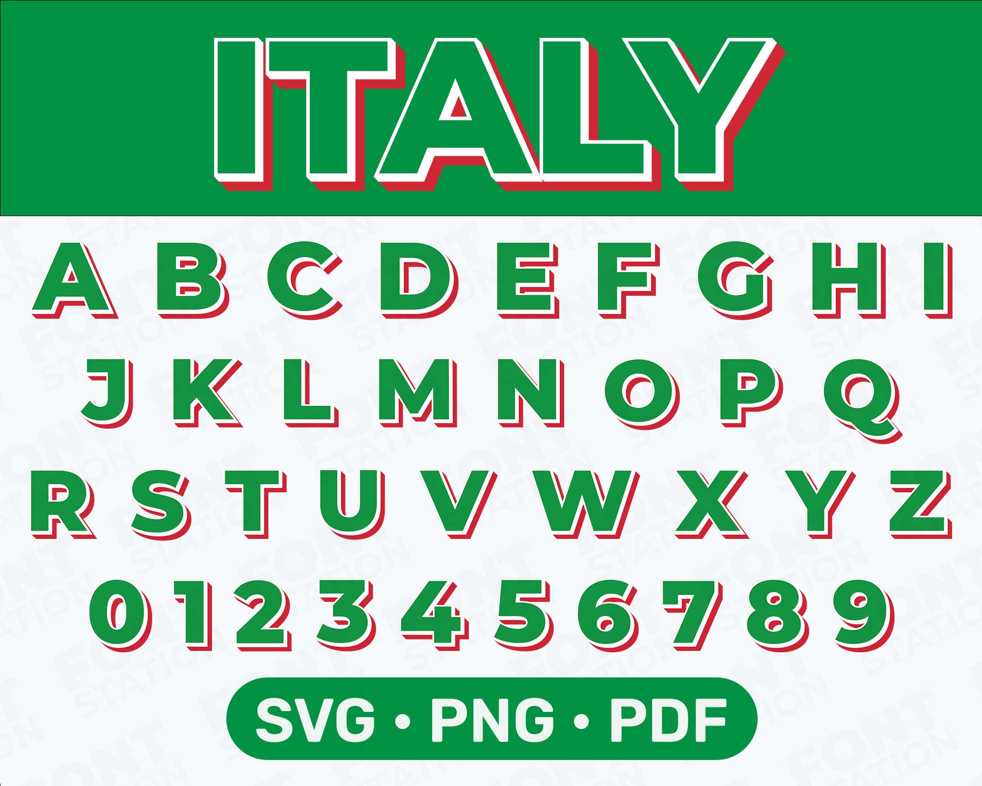 Italy Alphabet