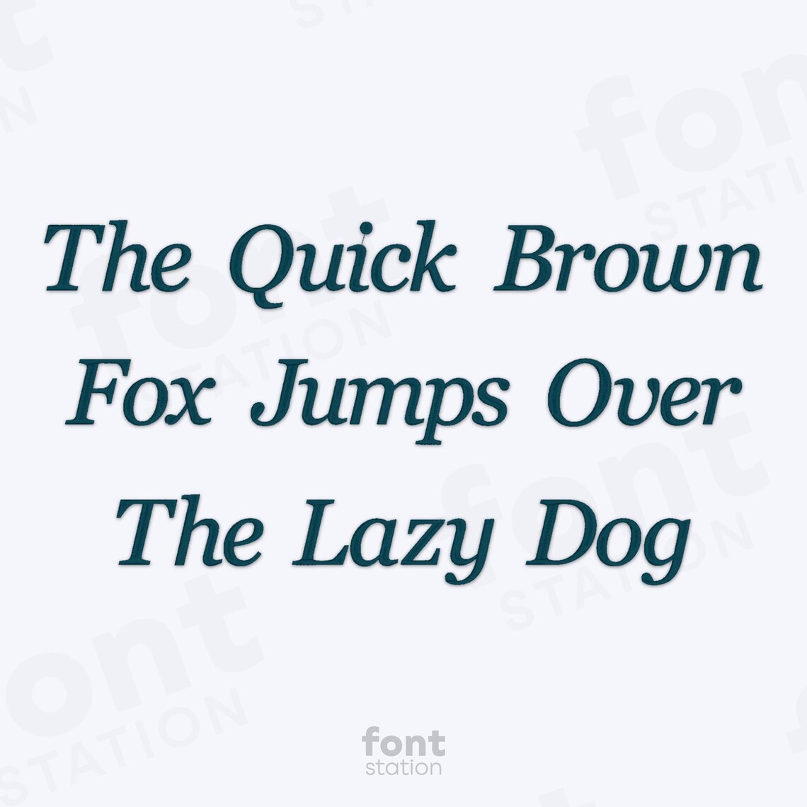 Georgia Italic Embroidery Font - Elegant & Italic Serif Letters ...